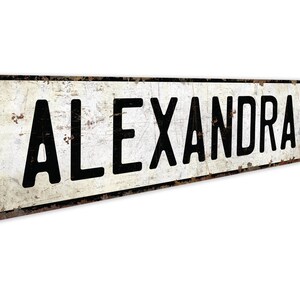 Alexandra Name Sign - Name Sign - Children Name Sign - Home Decor ...
