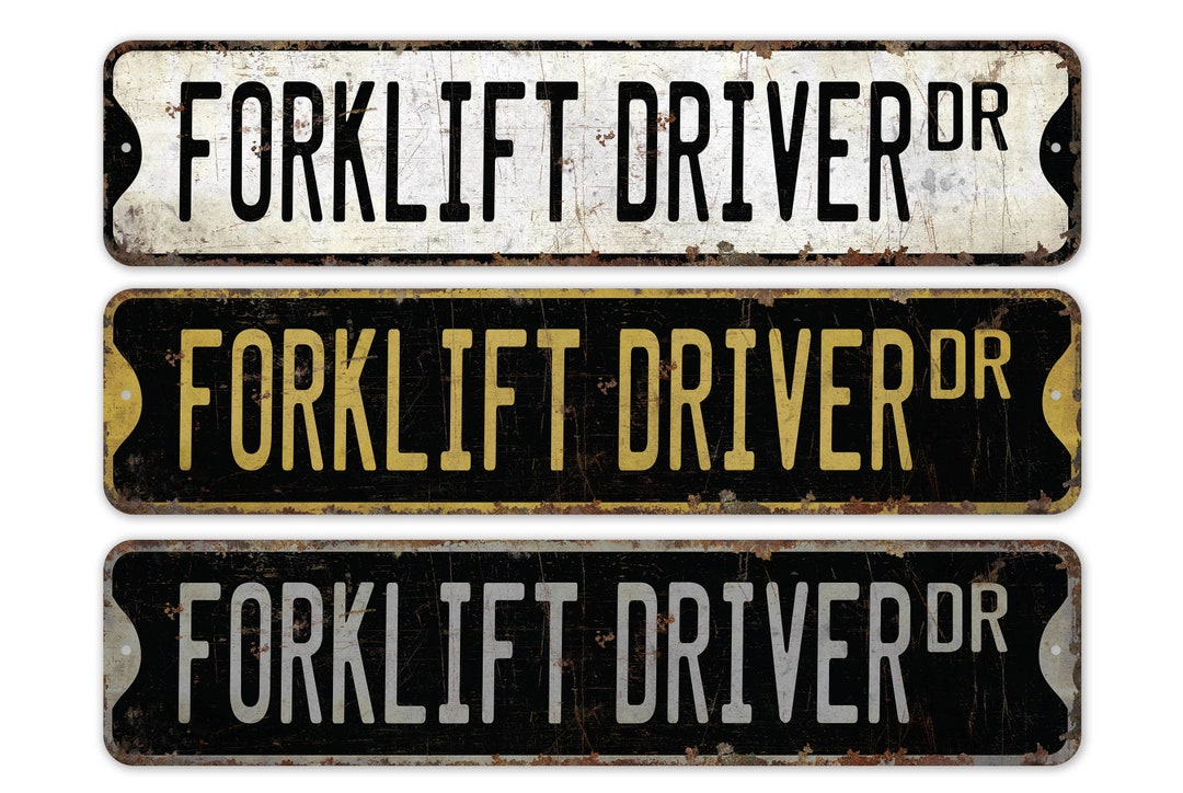 Forklift Driver - Forklift Driver Sign - Forklift Driver Decor ...