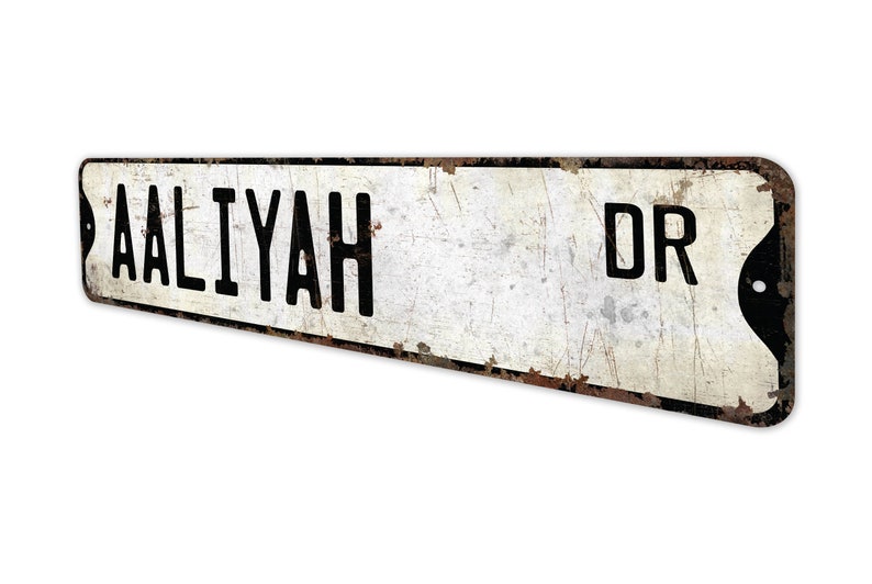 Aaliyah Name Sign - Girls Name Sign - Custom Name Sign - Name Sign ...