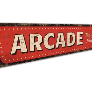 Arcade Sign - Arcade Game - Arcade Game Decor - Arcade Game Sign ...