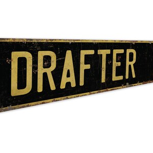 Drafter Drafter Sign Drafter Decor Vintage Style Sign - Etsy