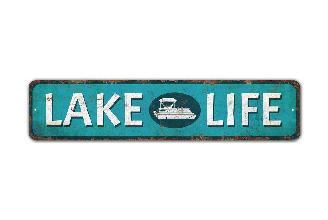 Lake Life Sign - Lake Decor - Lake Sign - Lake Life - Lake House Sign ...
