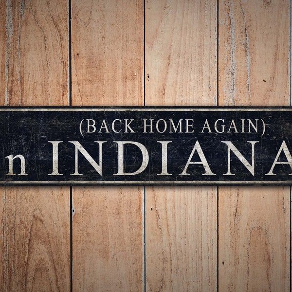 Indiana Home Sign - Etsy