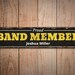 Proud Band Member - Band Member Sign - Band Member Decor - Profession ...