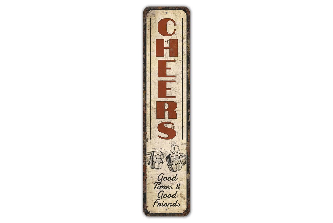 Cheers Sign - Beer Bar Sign - Beer Lover Gift - Pub Sign - Beer Bar ...