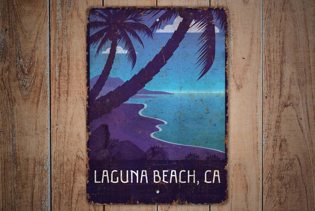 Laguna Beach Sign - California Beach Sign - Laguna Beach Gift - Beach ...