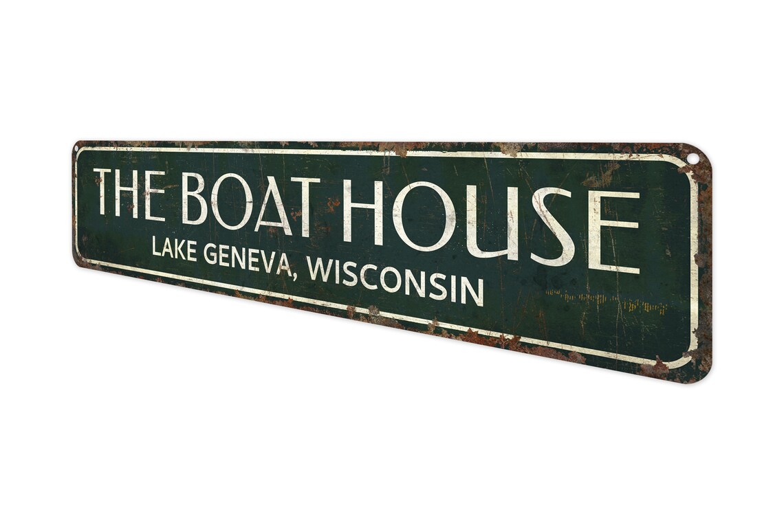 The Boat House Sign Boat House Sign the Boat House Lake - Etsy