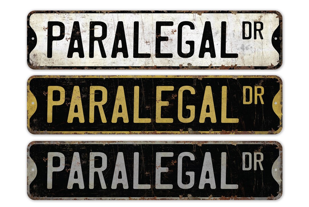 Paralegal - Paralegal Sign - Paralegal Decor - Vintage Style Sign ...