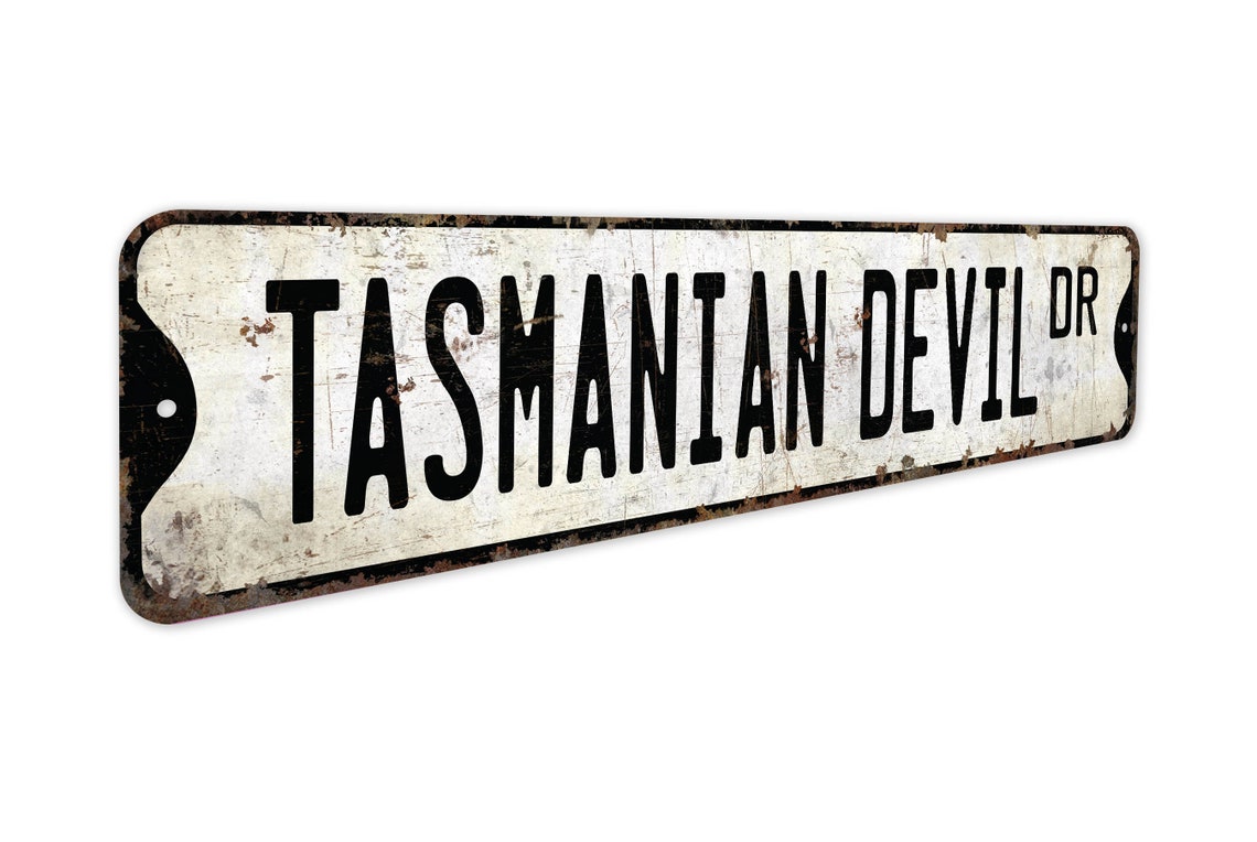 Tasmanian Devil Tasmanian Devil Sign Tasmanian Devil Decor - Etsy