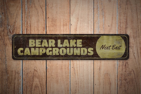 Lake Campground Sign Custom Campground Sign Campground | Etsy