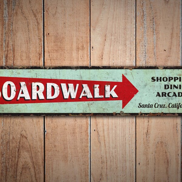 Boardwalk Vintage Metal Sign - Etsy