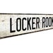 Locker Room - Locker Room Sign - Locker Room Decor - Vintage Style Sign ...