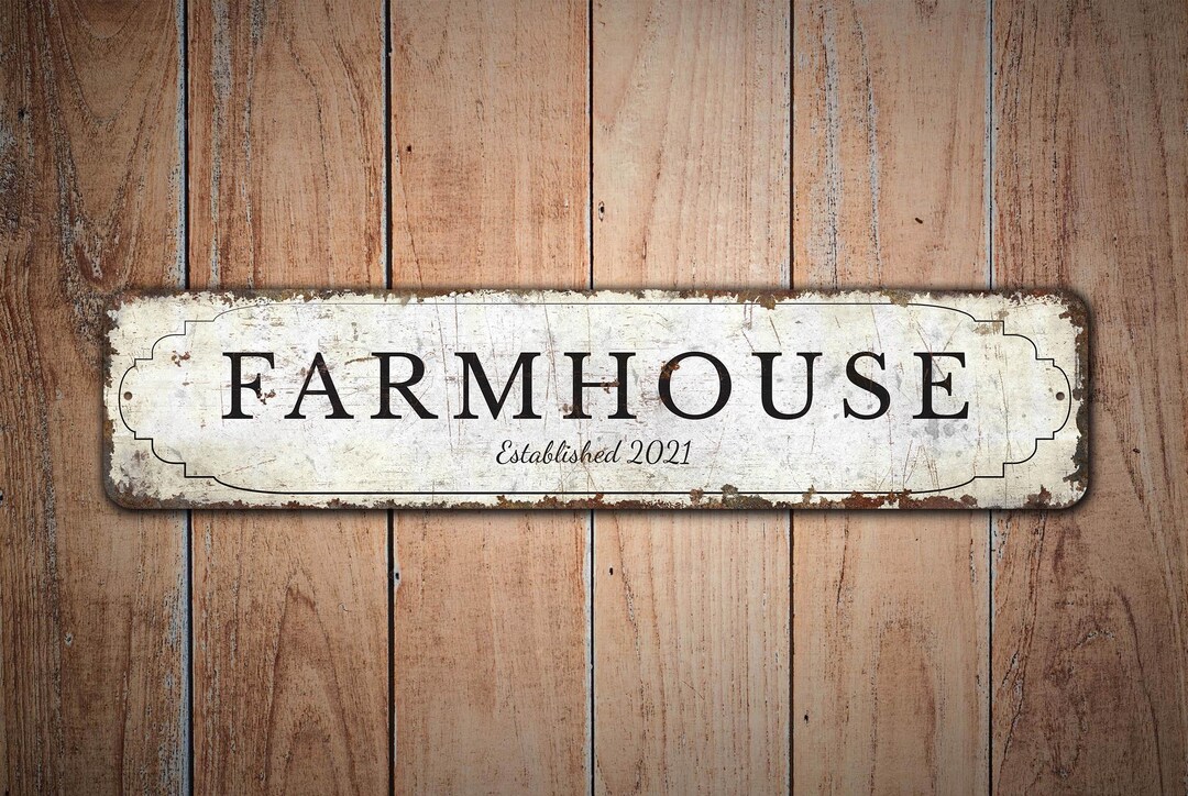 Farmhouse Sign Farm Sign Farmhouse Decor Farmhouse Owner Gift Farm ...