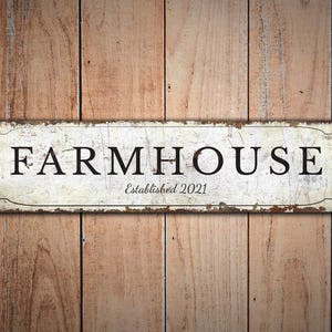 Farmhouse Sign - Farm Sign - Farmhouse Decor - Farmhouse Owner Gift ...