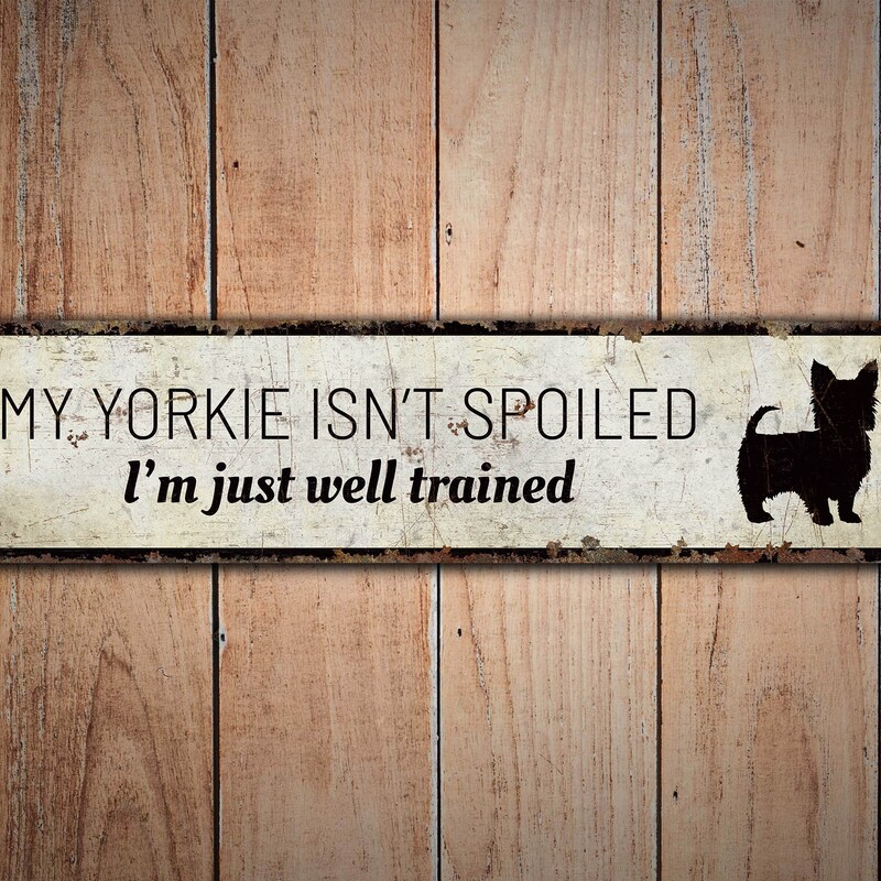 Yorkie Signs - Etsy