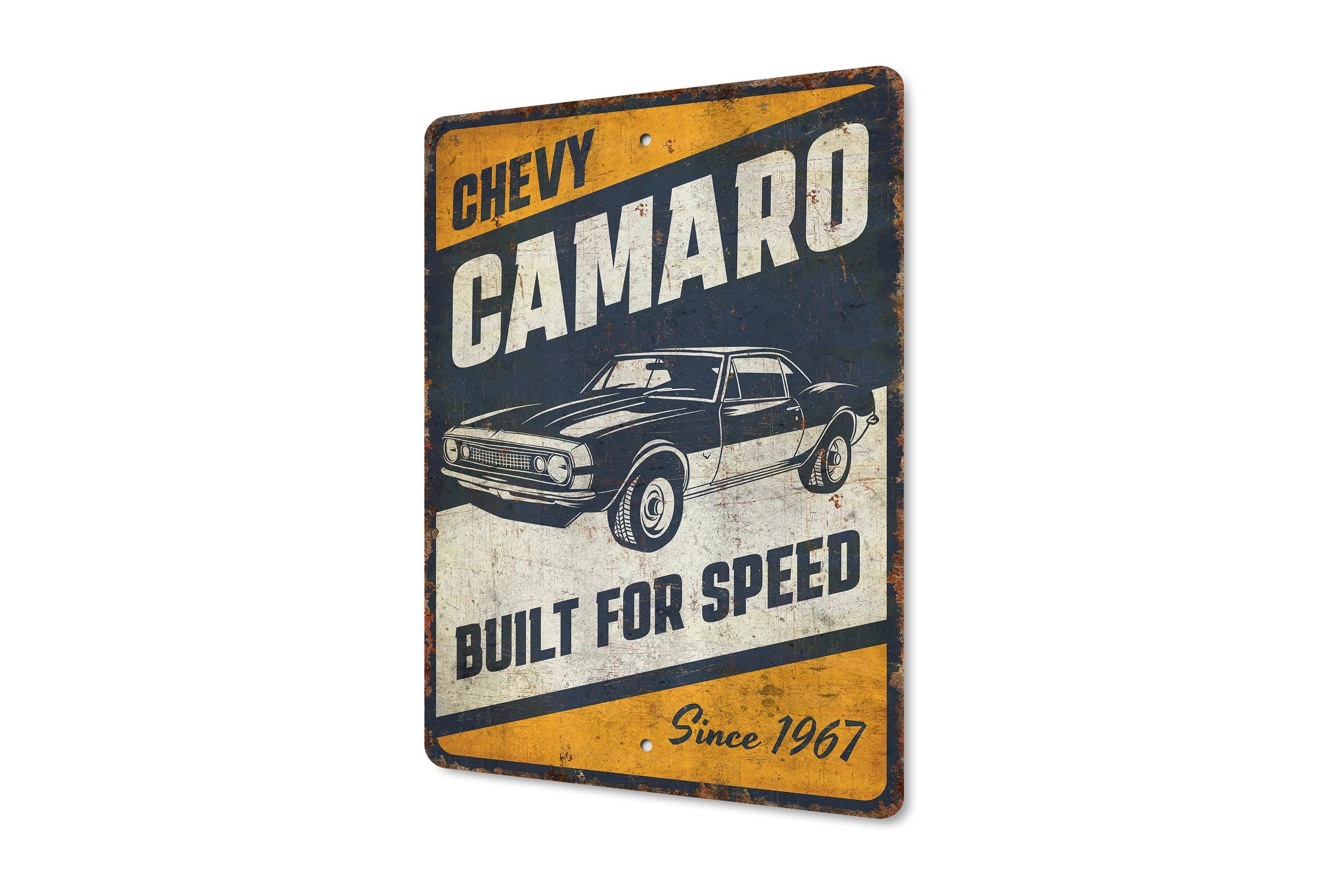Camaro Built for Speed - Chevy Camaro Sign - Chevy Camaro Decor - Fast ...