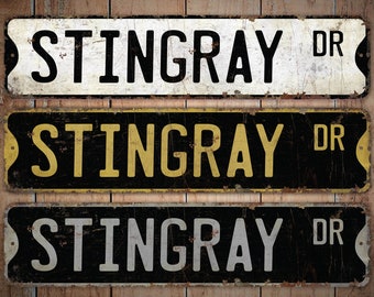 Stingray Parking Sign, Stingray Sign, Chevy Stingray , Stingray Sign ...