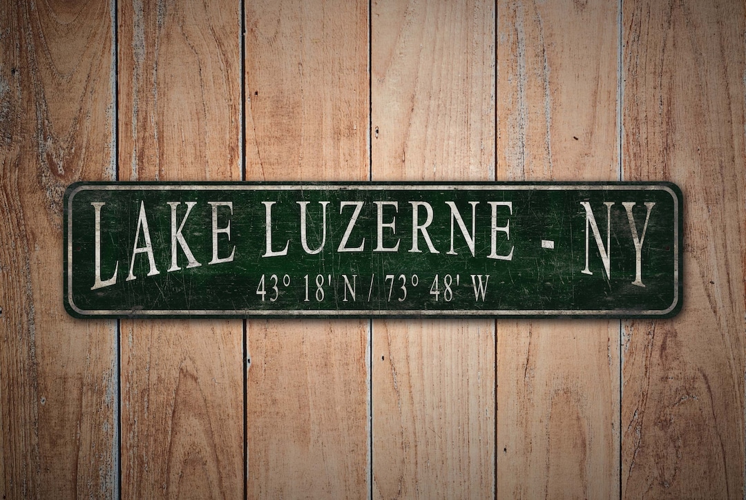 Custom Lat Long Sign - Lat Long Sign - Vintage Style Sign - Custom ...