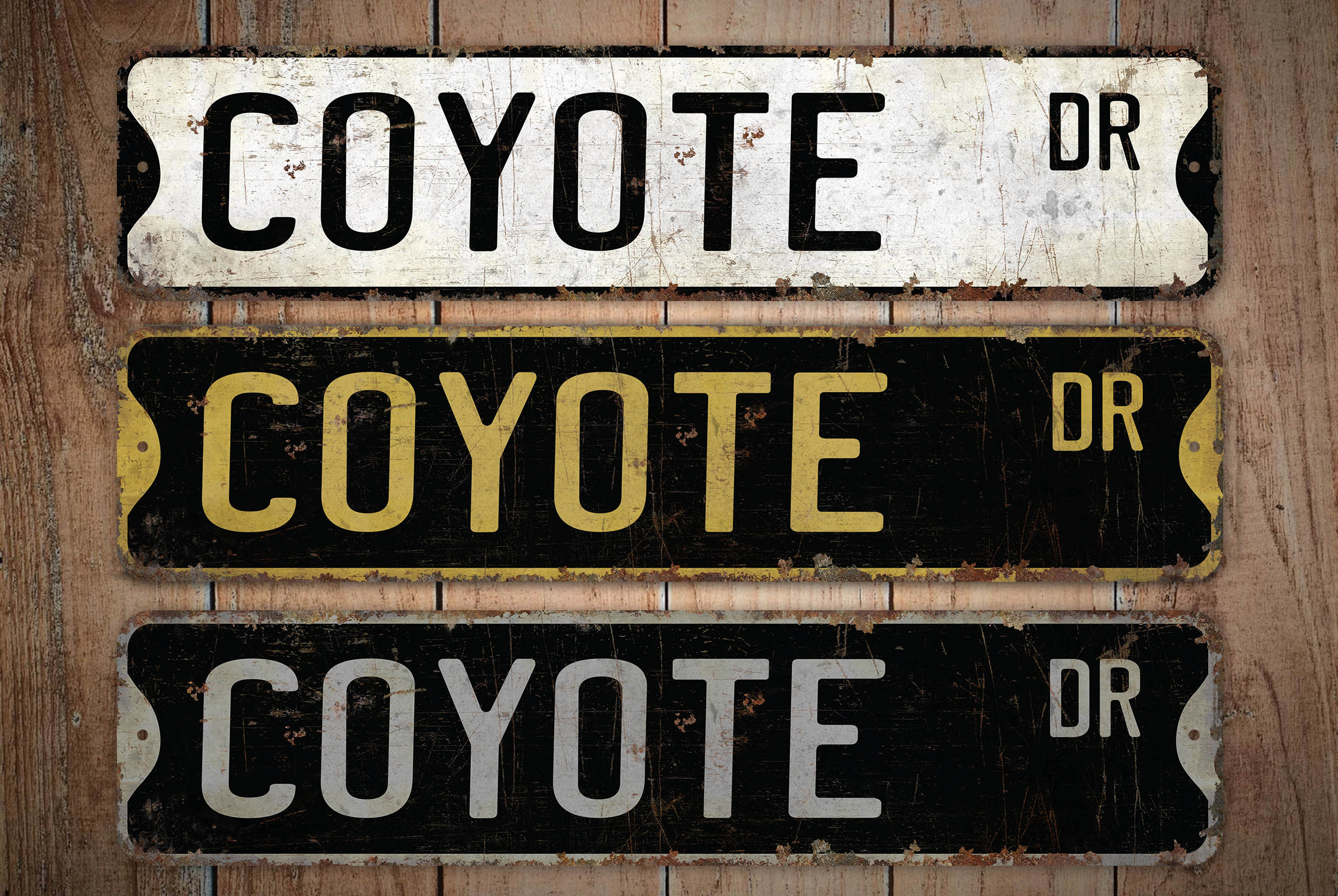 Coyote Coyote Sign Coyote Decor Vintage Style Sign - Etsy