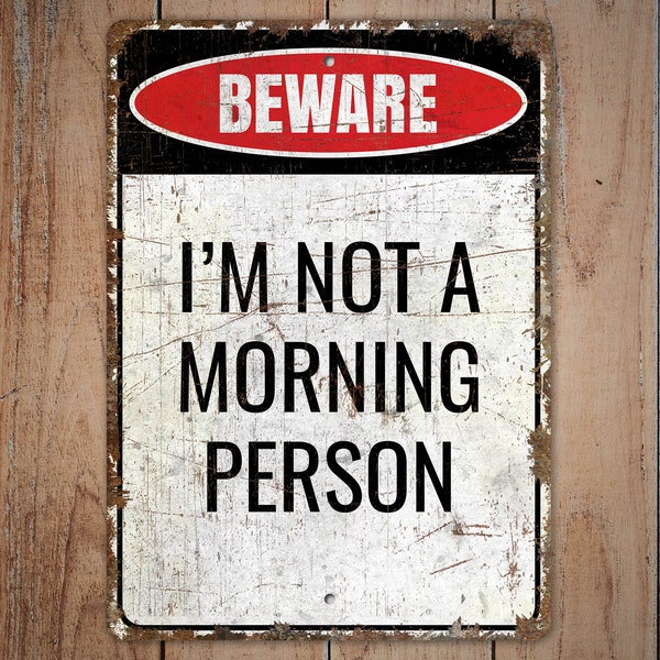 Not Morning Person - Etsy