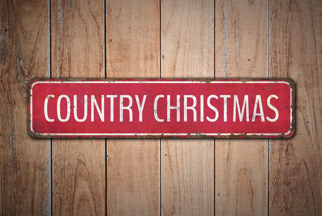 Country Christmas Sign Country Christmas Decor Christmas Decor ...