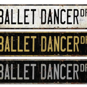 Ballet Dancer - Ballet Dancer Sign - Ballet Dancer Decor - Vintage ...