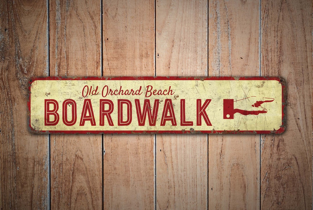 Boardwalk Sign Custom Boardwalk Boardwalk Name Decor Beach Boardwalk ...