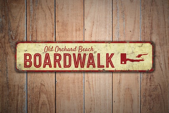 Boardwalk Sign Custom Boardwalk Boardwalk Name Decor | Etsy