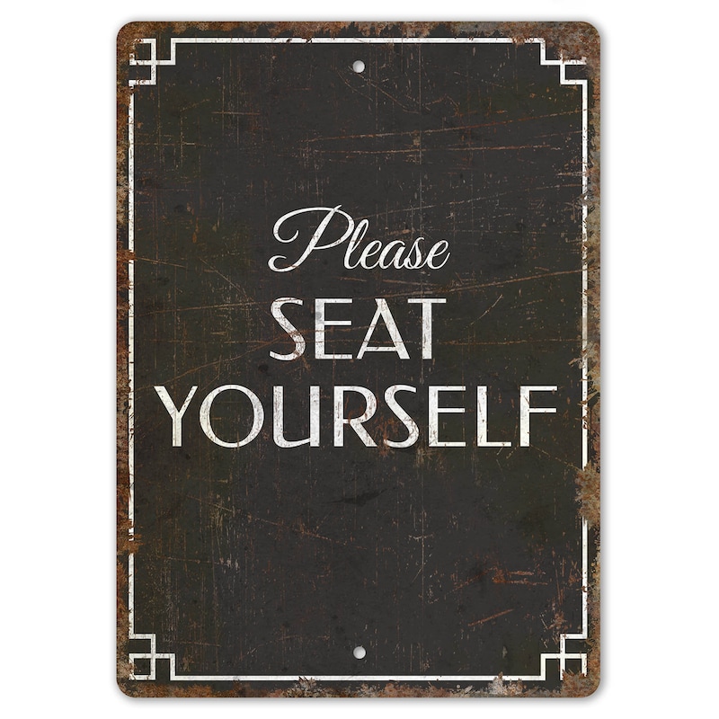 Please Seat Yourself - Etsy
