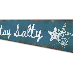 Stay Salty Sign - Stay Salty Decor - Beach Sign - Beach Decor - Beach ...