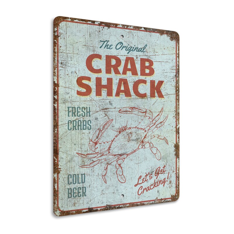 Crab Shack Sign - Etsy