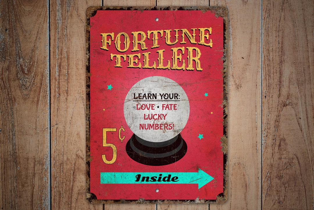 Fortune Teller - Fortune Teller Sign - Halloween Sign - Halloween Decor ...