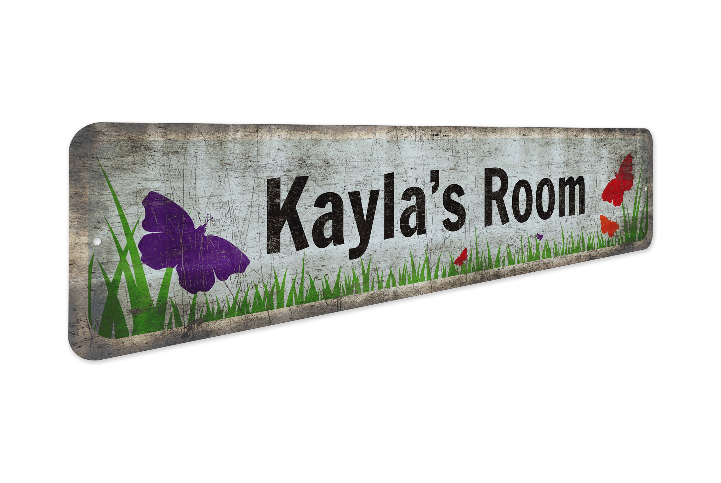 Butterfly Door Sign - Kids Butterfly Door- Personalized Sign ...