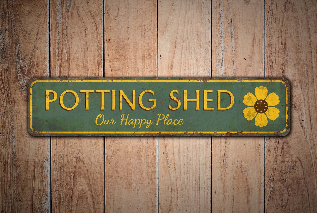 Potting Shed Sign - Potting Shed - Garden Sign - Garden Decor - Home ...
