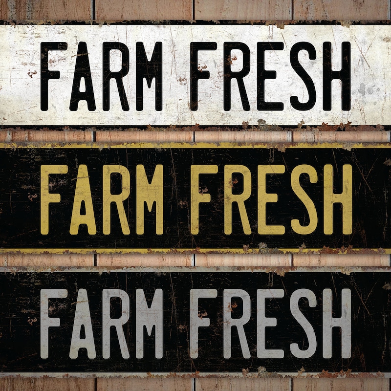 Farm Fresh Sign - Etsy