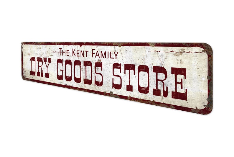 Dry Goods Sign Groceries Sign Vintage Style Sign Dry - Etsy