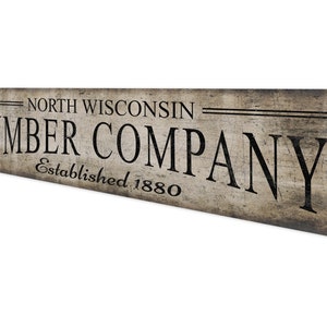 Lumber Company Sign - Lumber Company Decor - Custom Lumber Company ...