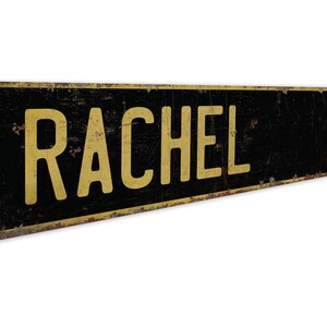 Rachel Name Sign - Girls Name Sign - Kids Room Door Sign - Family Name ...
