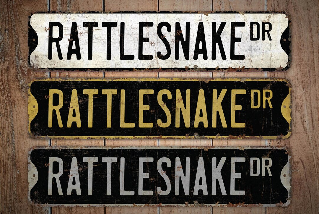 Rattlesnake - Rattlesnake Sign - Rattlesnake Decor - Rattlesnake Lover ...