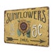 Pick Your Own Sunflowers Pick Sunflowers Sign Pick Sunflowers Vintage ...