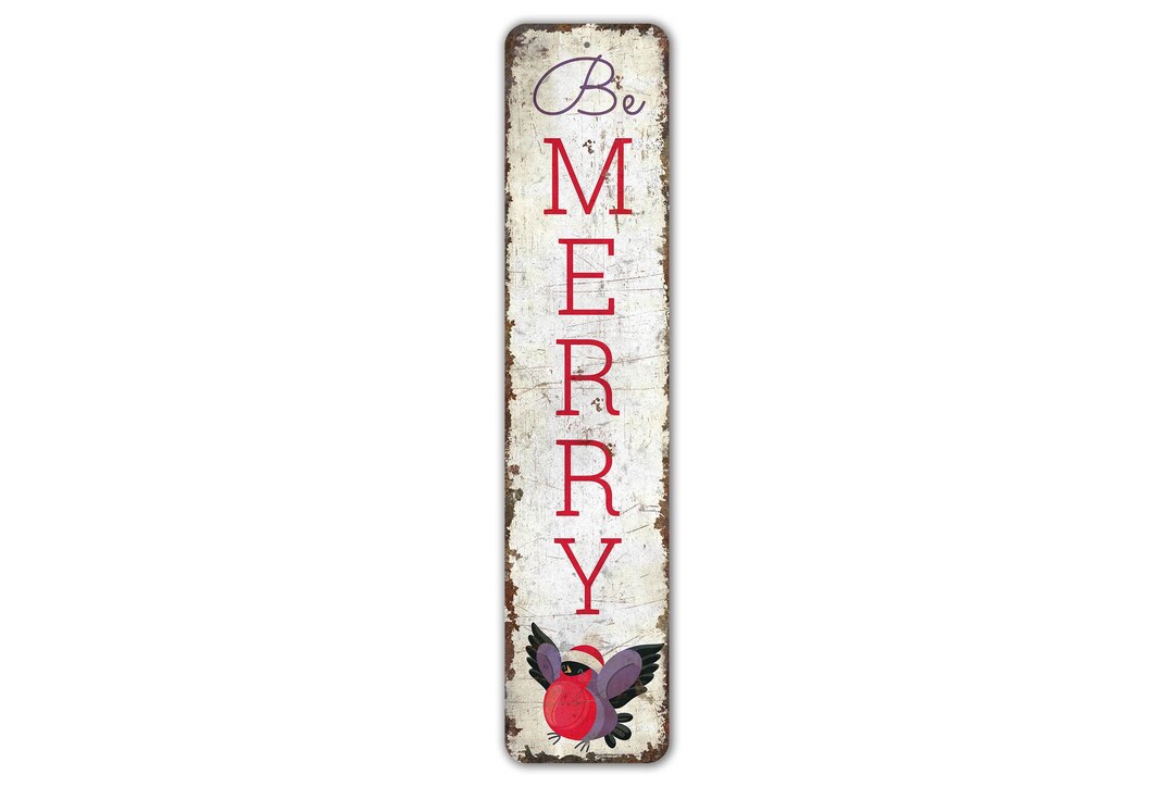Be Merry Sign - Merry Christmas Sign - Christmas Sign - Christmas Decor ...