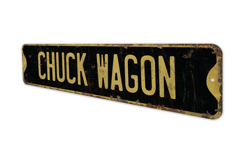 Chuck Wagon Chuck Wagon Sign Vintage Style Sign Chuck - Etsy