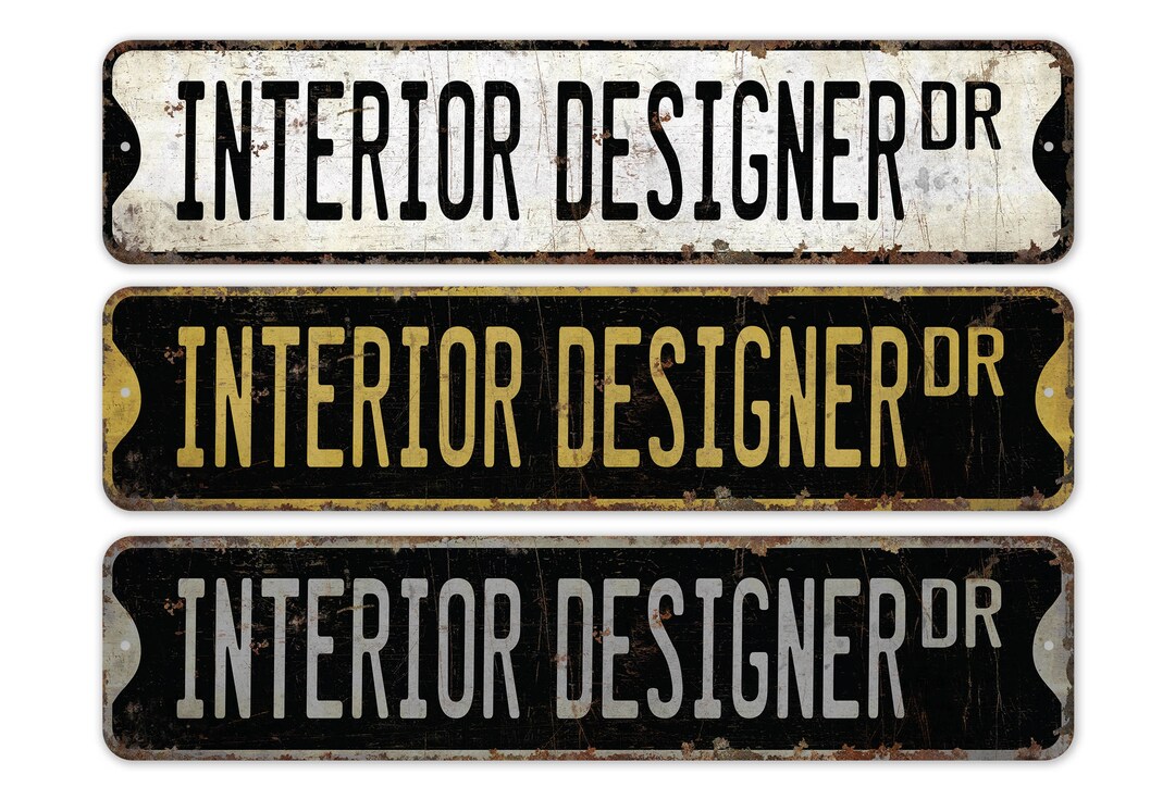 Interior Designer - Interior Designer Sign - Interior Designer Decor ...