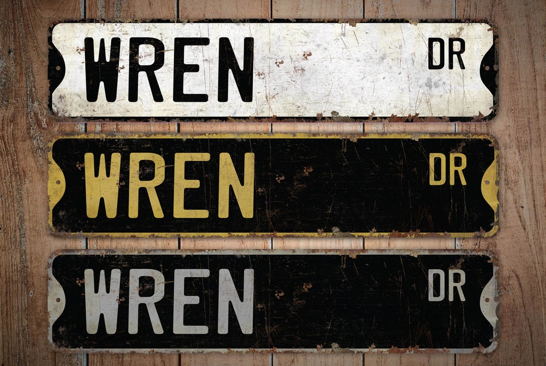 Wren Sign - Wren Decor - Wren Lover - Bird Lover - House Wren - Custom ...