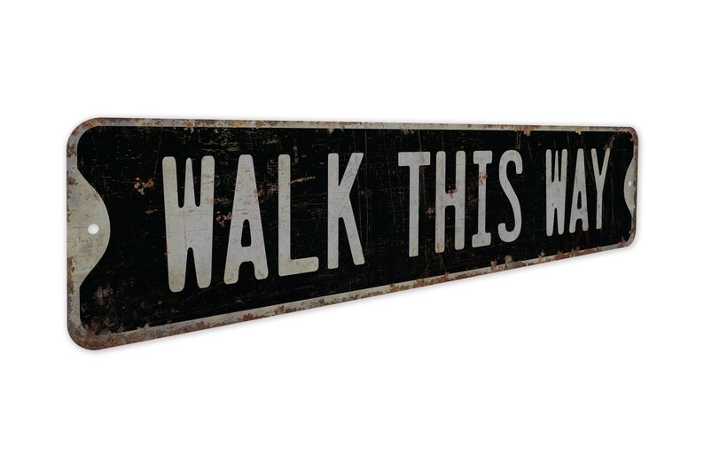 Walk This Way Walk This Way Sign Walk This Way Decor - Etsy