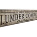 Lumber Company Sign Lumber Company Decor Custom Lumber Company Vintage ...