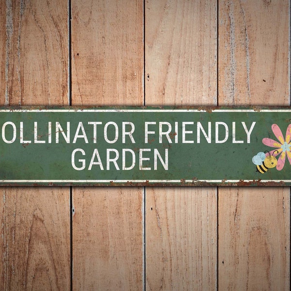 Pollinator Friendly Garden Sign - Etsy
