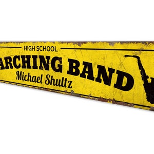 Highschool Marching Band - Marching Band Sign - Marching Band Decor ...