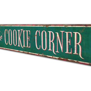 The Cookie Corner - Cookie Corner Sign - Christmas Decor - Christmas ...