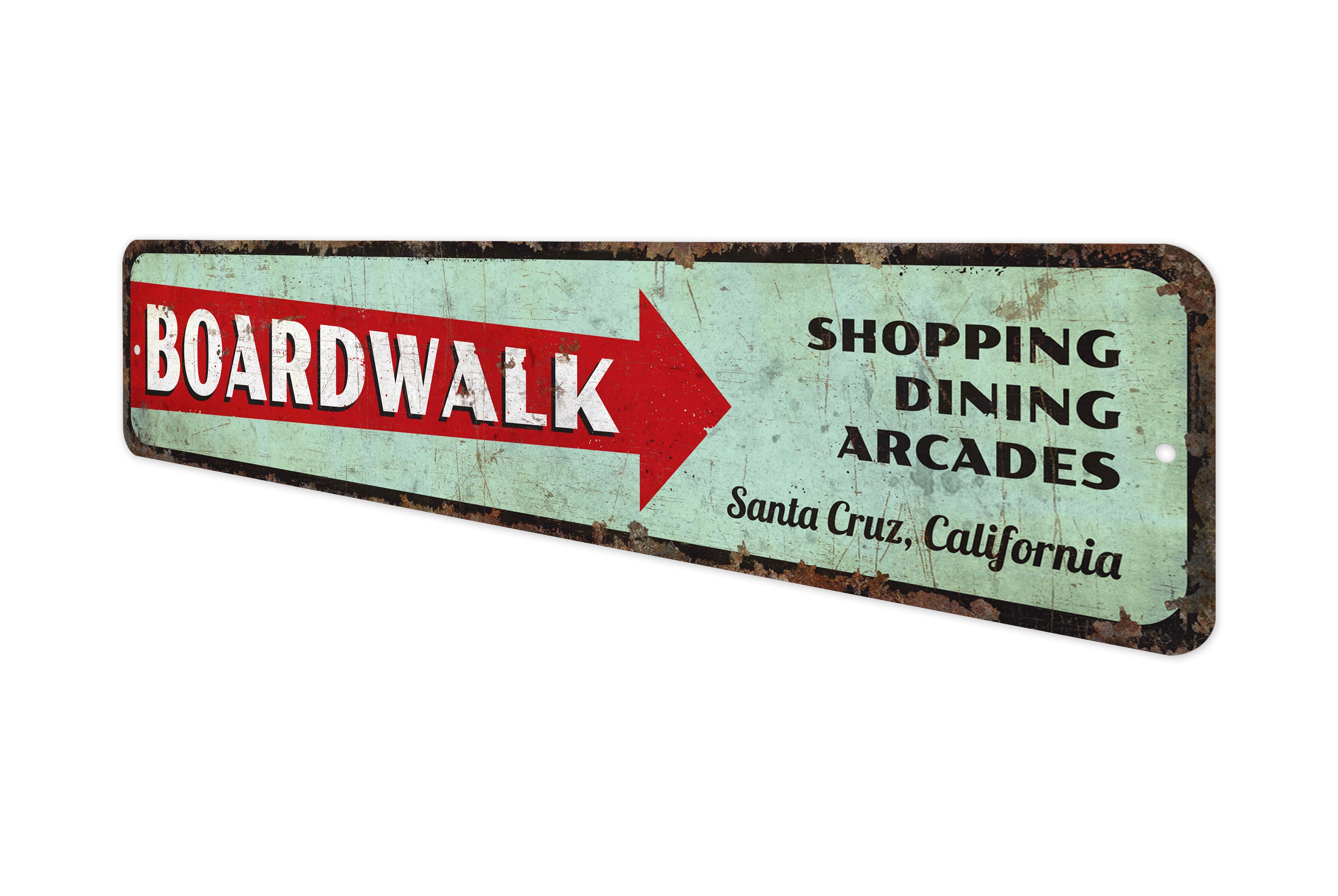 Boardwalk Sign Custom Boardwalk Boardwalk Game Sign Vintage Style Sign ...